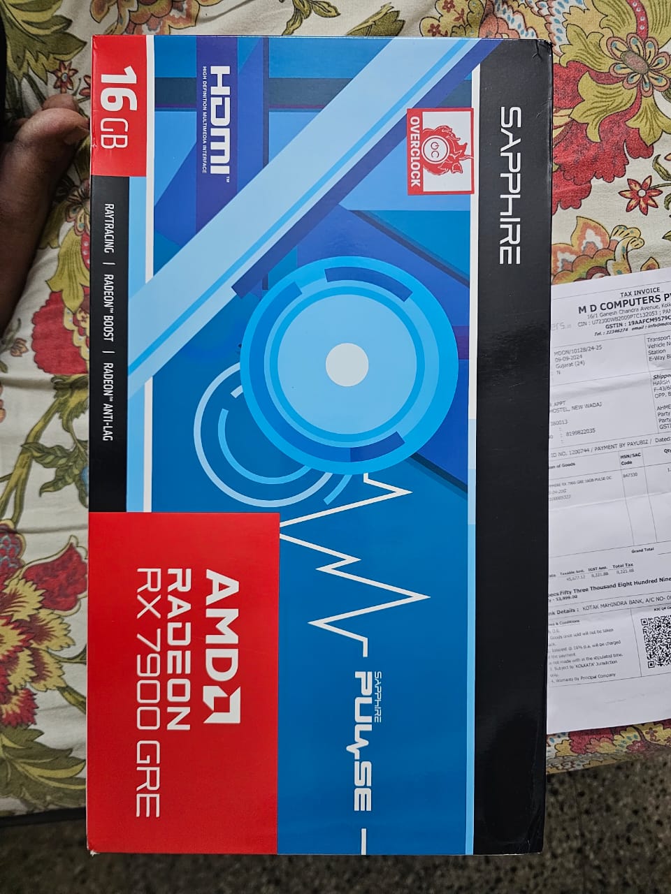 Buy the Sapphire Pulse AMD Radeon RX 7900 GRE Gaming OC 16GB Used GPU – Computify.in